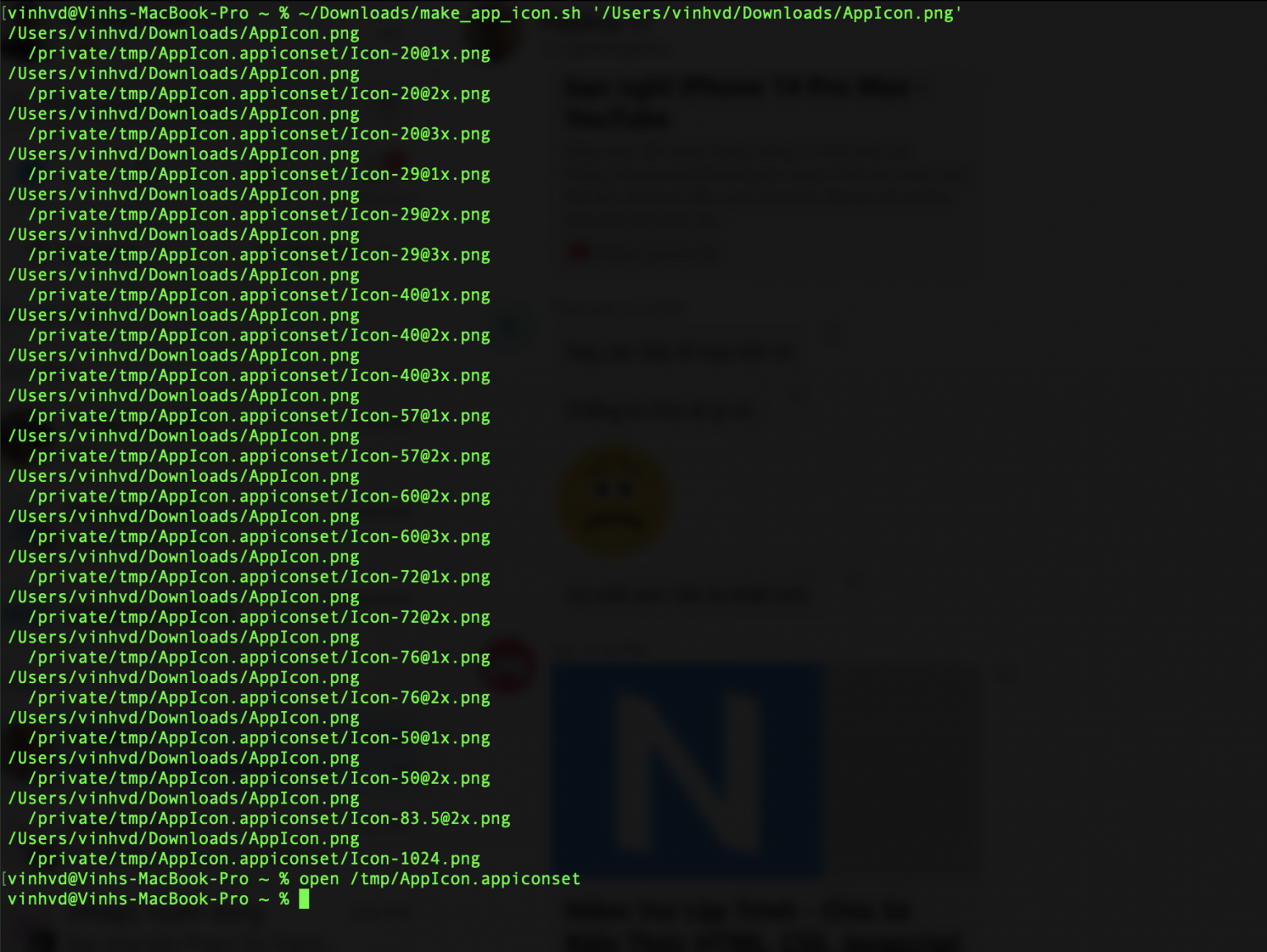 Generate Ios App Icons Using Shell Script Vinhnotes